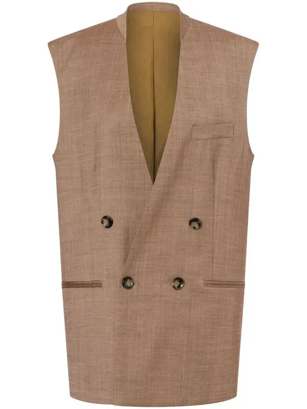 Philosophy Di Lorenzo Serafini Lapeless Double-breasted Gilet
