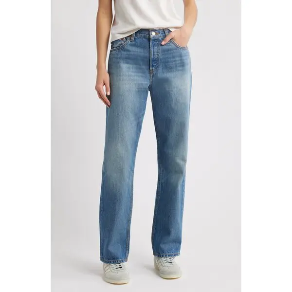 RE/DONE Standard Wide Leg Jeans