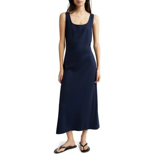 Partow Allora Compact Jersey Tank Midi Dress