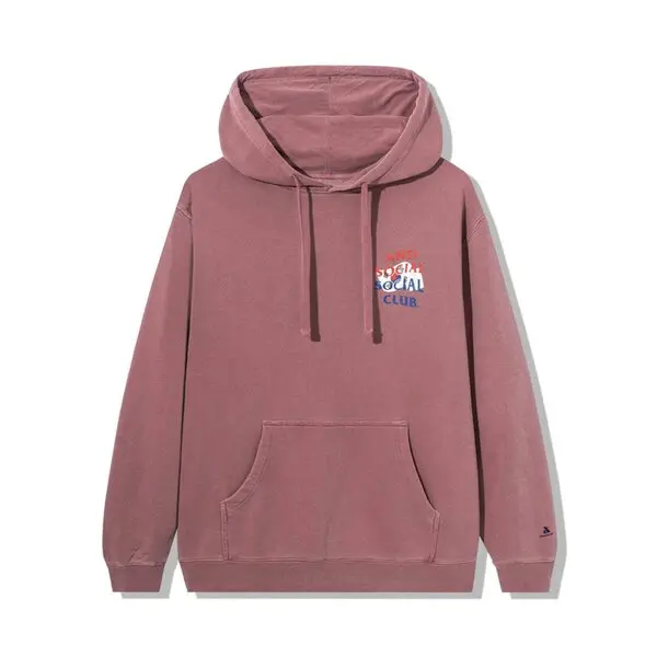 ANTI SOCIAL SOCIAL CLUB X Case Study Flag Hoodie - Red