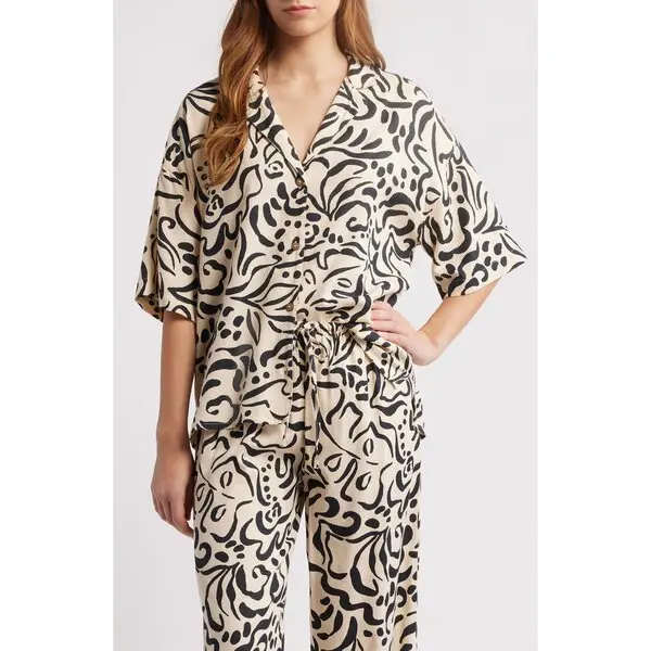BILLABONG Beach Side Printed Button-up Shirt