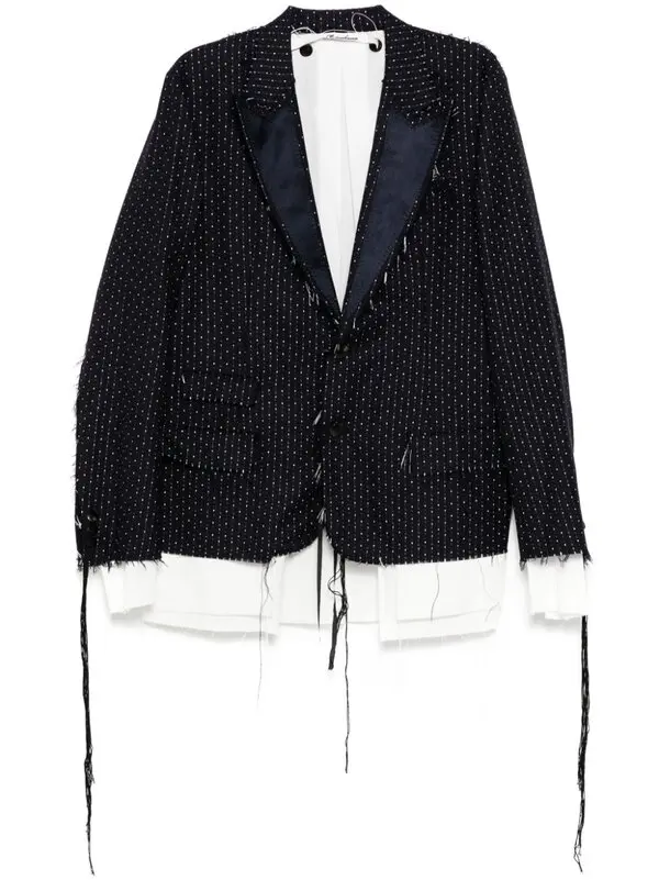 MIDORIKAWA Raw Edge Blazer