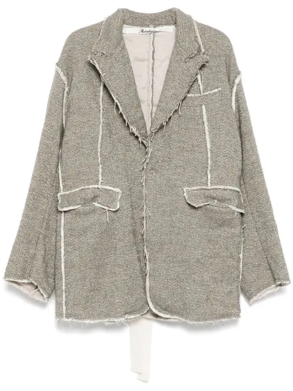 MIDORIKAWA Raw Edge Blazer