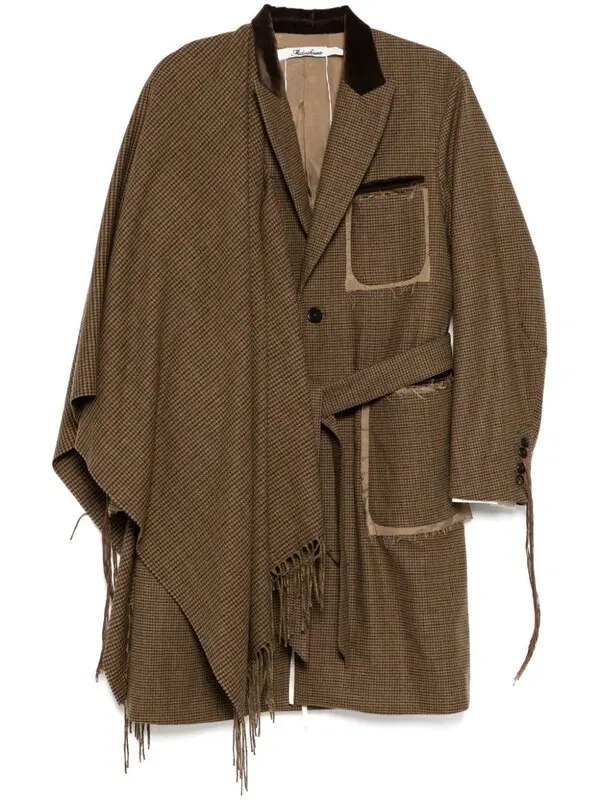 MIDORIKAWA Raw Edge Detailing Coat