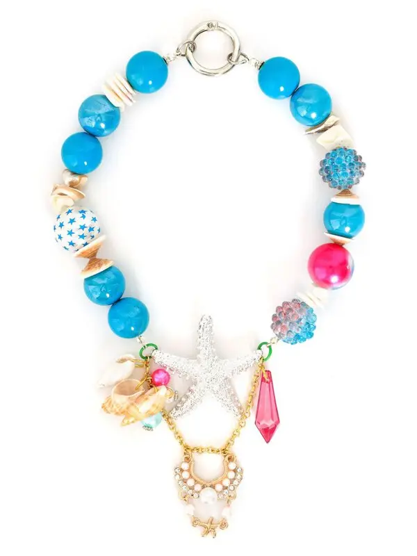 AMIR SLAMA Appliqué Necklace - Gold