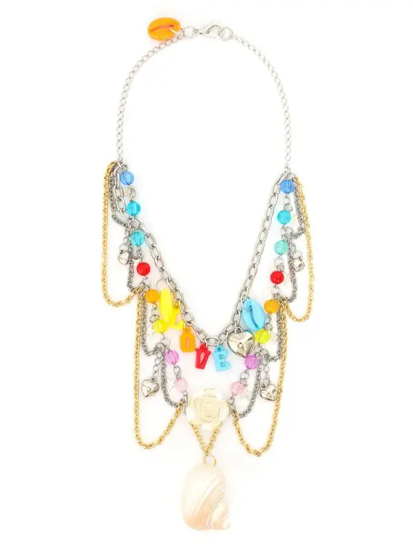 AMIR SLAMA Appliqué-detail Chain Necklace