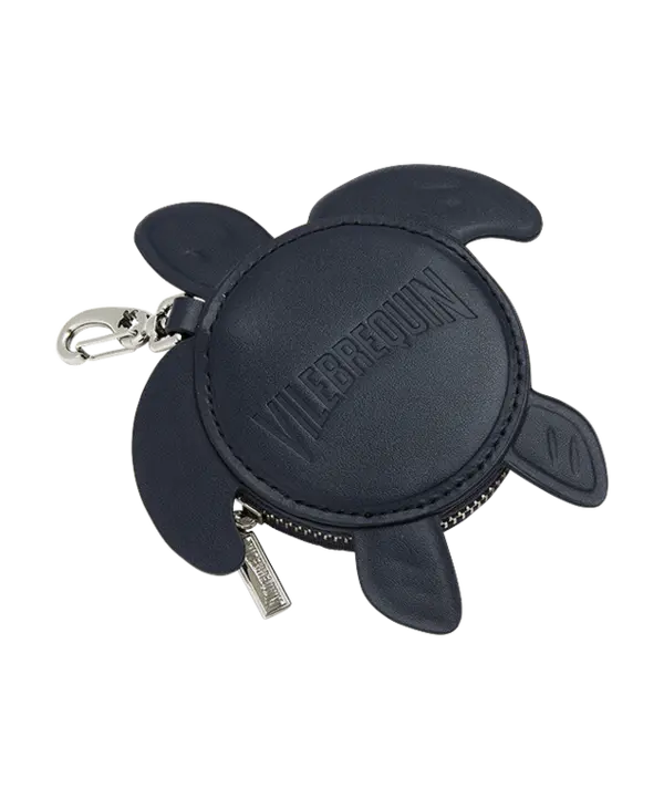 Vilebrequin Navy Turtle Coin Purse Wallet Pita