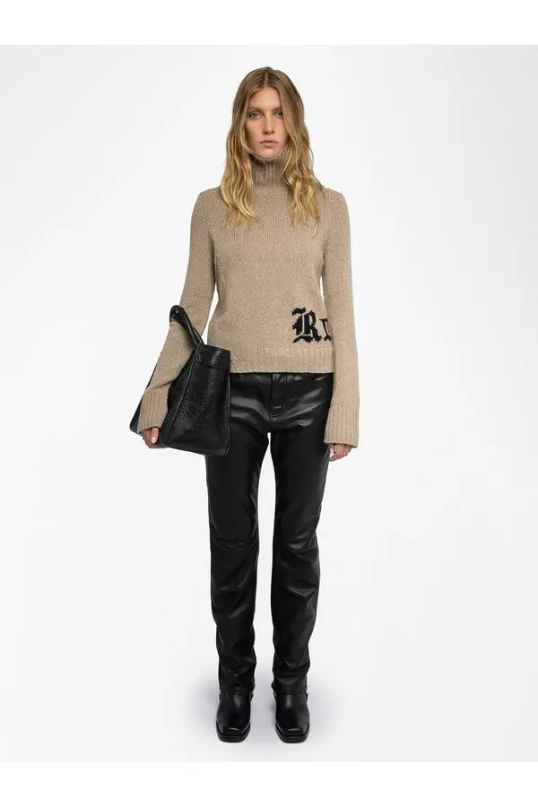 Zadig&Voltaire Nalma Merino Wool Sweater - Neutral