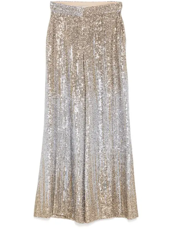 Elie Saab Gradient-sequin Trousers