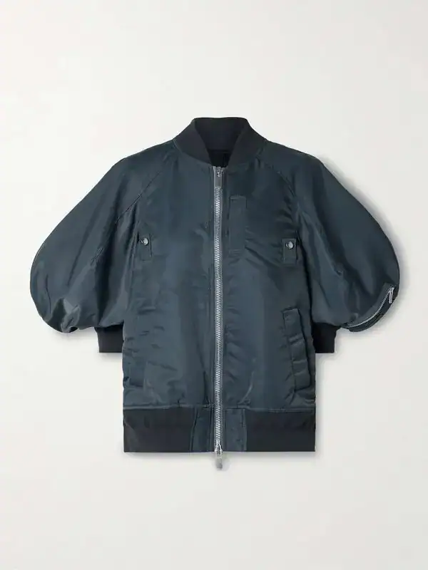 【限定価格】sacai bomber jacket ※お早目にどうぞ Sacai Shell Bomber Jacket In Blue - 52% Off | Editorialist