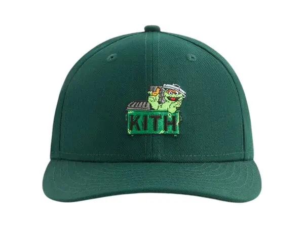 Kith X Sesame Street Oscar The Grouch 59fifty Low Profile Fitted Cap