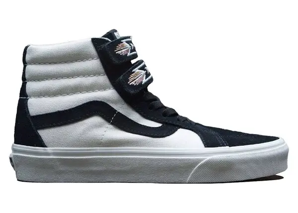 VANS Sk8-hi Reissue V Native Embroidery Sneakers - Black