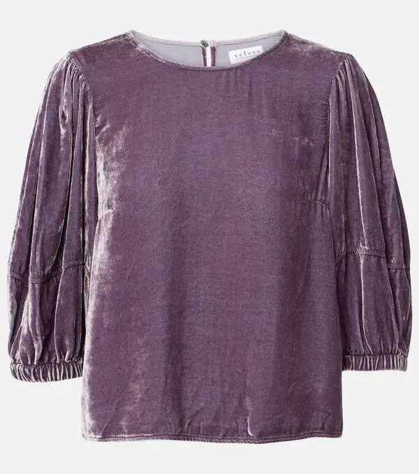 Velvet By Graham & Spencer Nancy Top - Grey