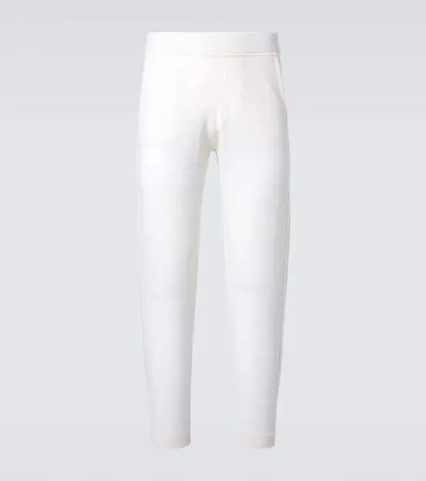 ALLUDE Wool And Cashmere Sweatpants