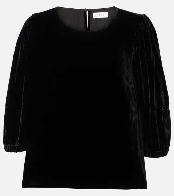 Velvet By Graham & Spencer Nancy Top - Black