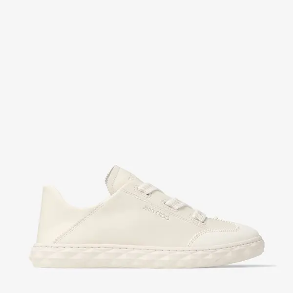 JIMMY CHOO Diamond Light Flex Leather Trainers - Latte