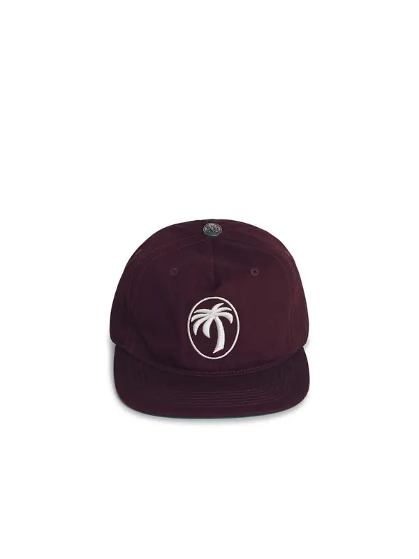 Palm Angels Oval Cap - Bordeaux
