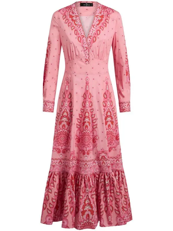 Etro Printed Poplin Midi Dress