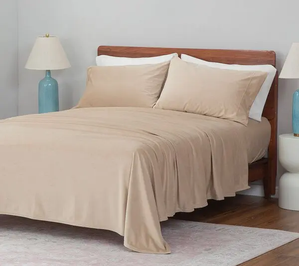 BERKSHIRE BLANKET Berkshire Luna Soft 4-piece Sheet Set- Qn