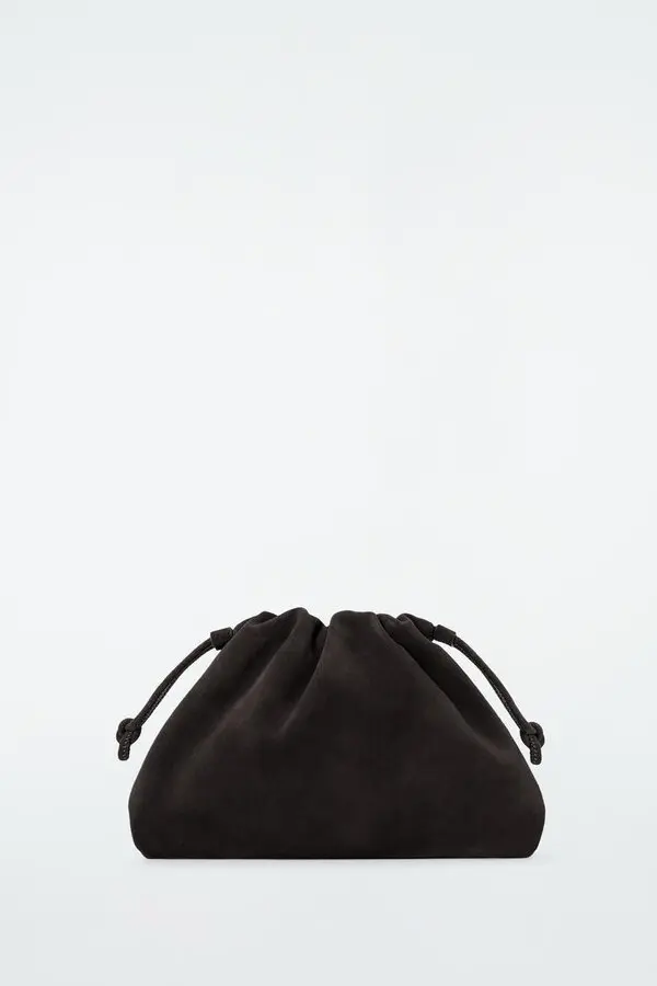 Cos Cavatelli Mini Clutch Bag - Brown