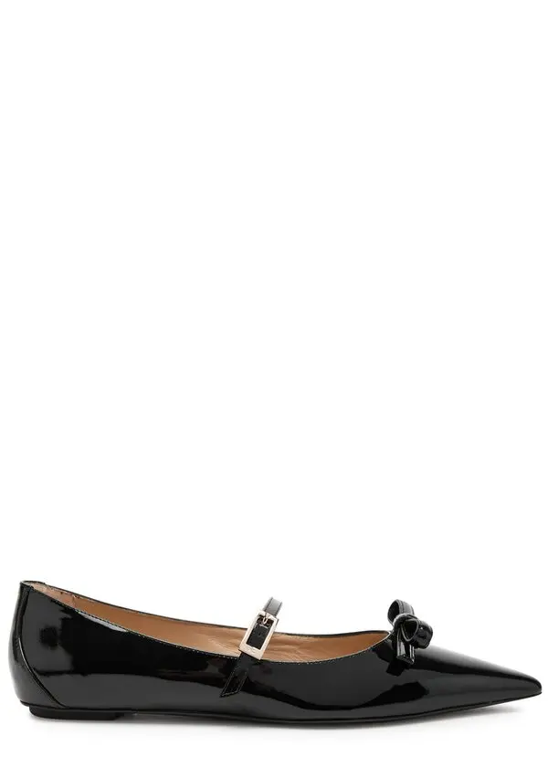 STUART WEITZMAN Felicity Patent Leather Mary Jane Flats