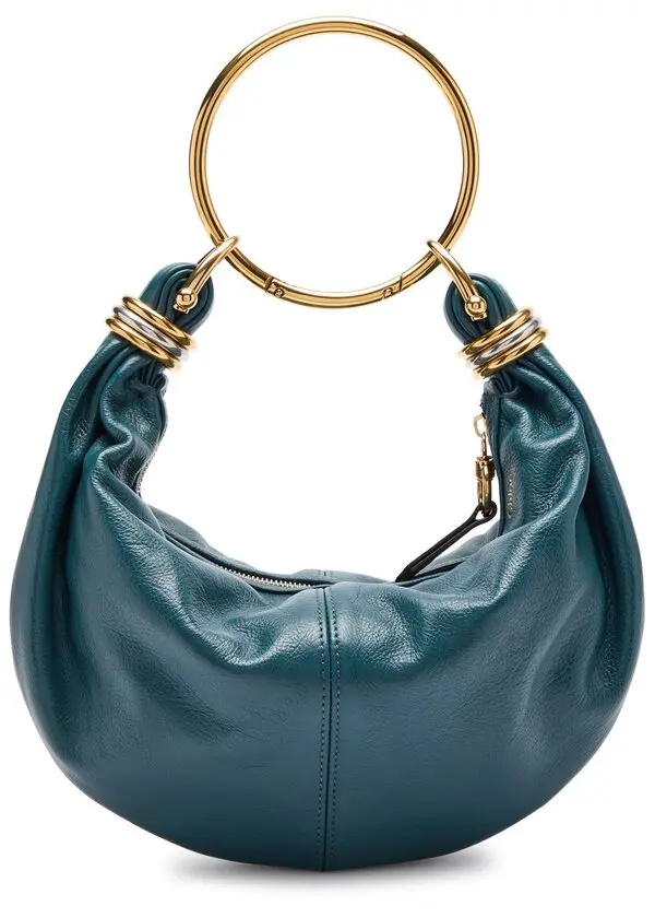 Chloé Bracelet Top Handle Hobo Bag - Blue