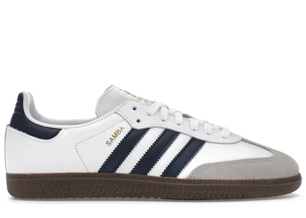 Adidas Samba Og Sneakers - Cloud White/night Indigo/clear Granite