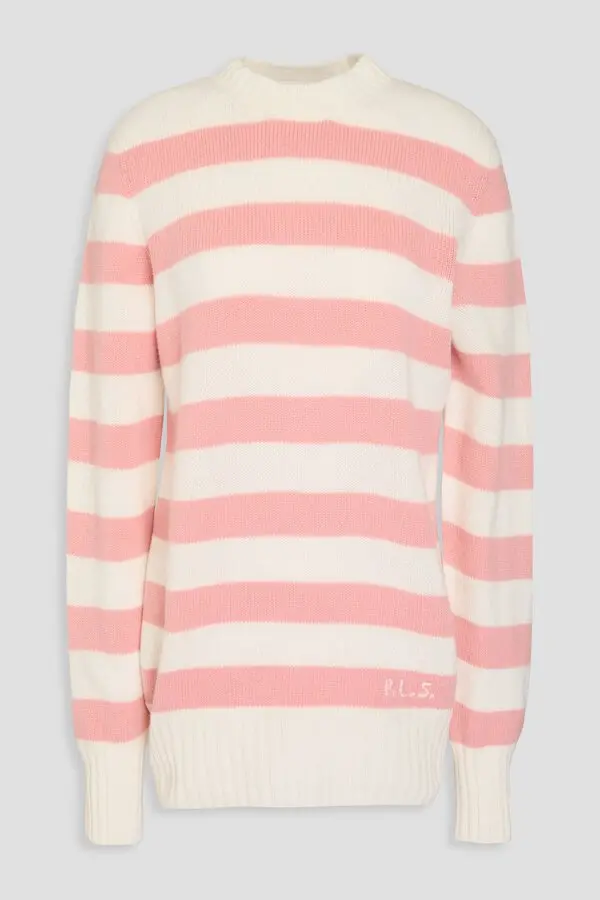 Philosophy Di Lorenzo Serafini Striped Wool-cashmere Sweater