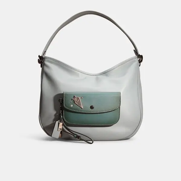 Coach Upcrafted Soft Tabby Hobo Sage/Pewter Editorialist