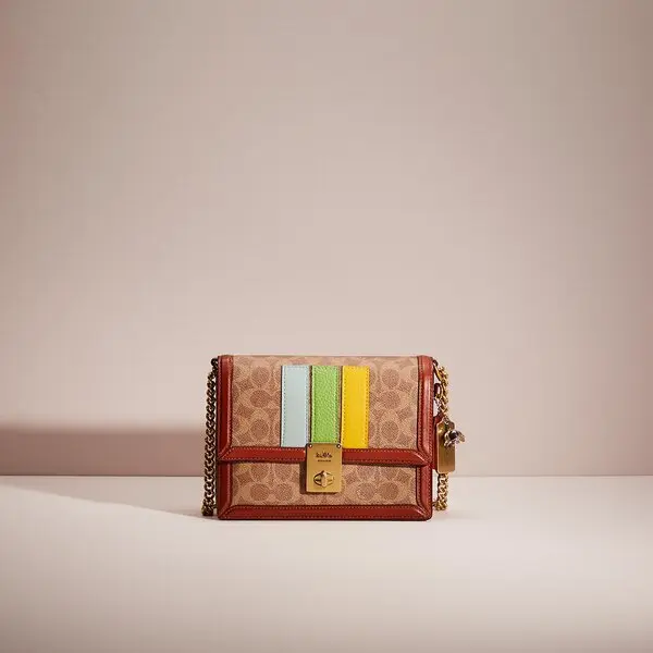 Coach Upcrafted Hutton Shoulder Bag In Signature Canvas