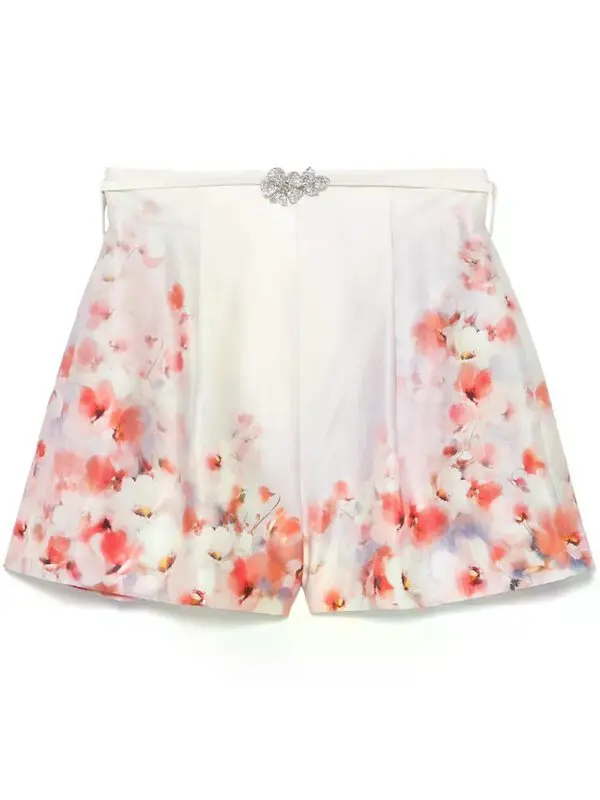 Zimmermann Crush Shorts - White