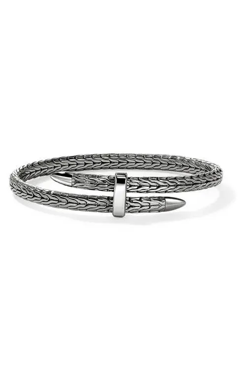 John Hardy Spear Flex Cuff - Dark Sterling Silver