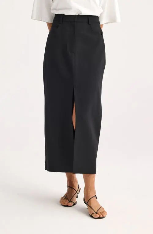 RÓHE Front Slit Skirt