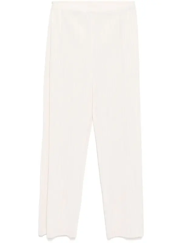 Issey Miyake Pleated Trousers - White