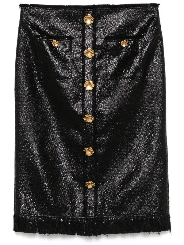 Giuseppe Di Morabito Button-flower Detailed Mini Skirt