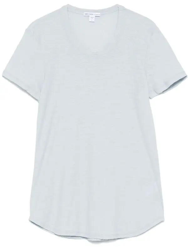 JAMES PERSE Sheer Slub T-shirt - Grey