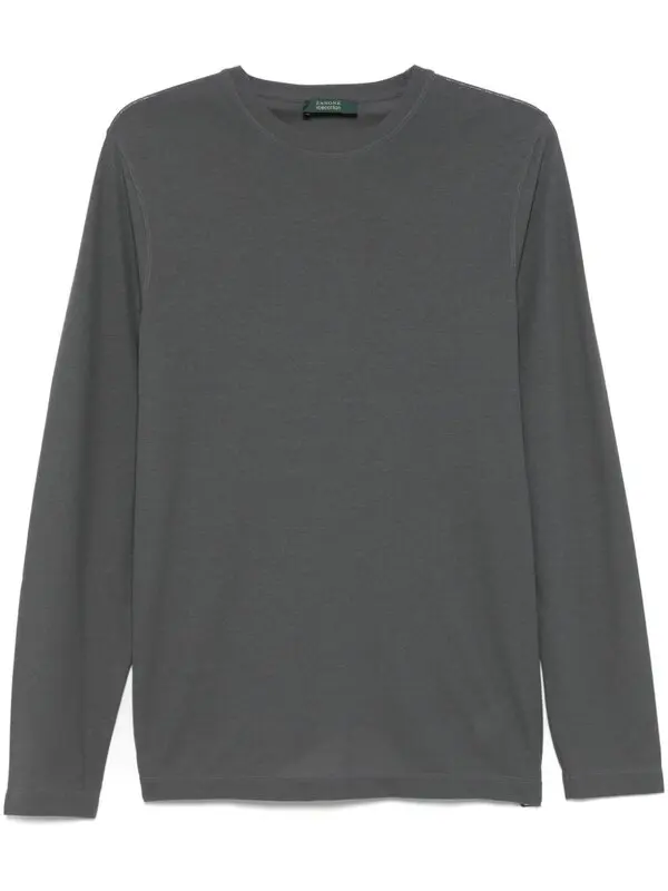 ZANONE Cotton T-shirt - Grey