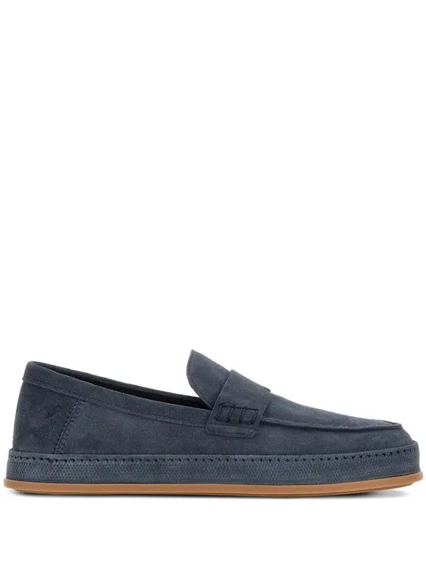 Hogan Suede Loafers - Blue
