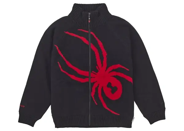 Supreme Windstopper Zip Up Sweater - Black