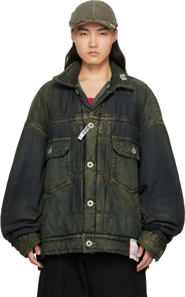 ジャケット・アウター PUFFERDENIMJACKET INDIGO MIHARAYASUHIRO Maison MIHARA YASUHIRO Puffer denim Jacket （Indigo） -FASCINATE