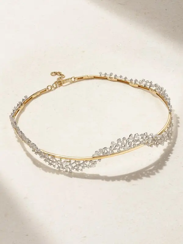 ANANYA Scatter Wavy Diamond Choker