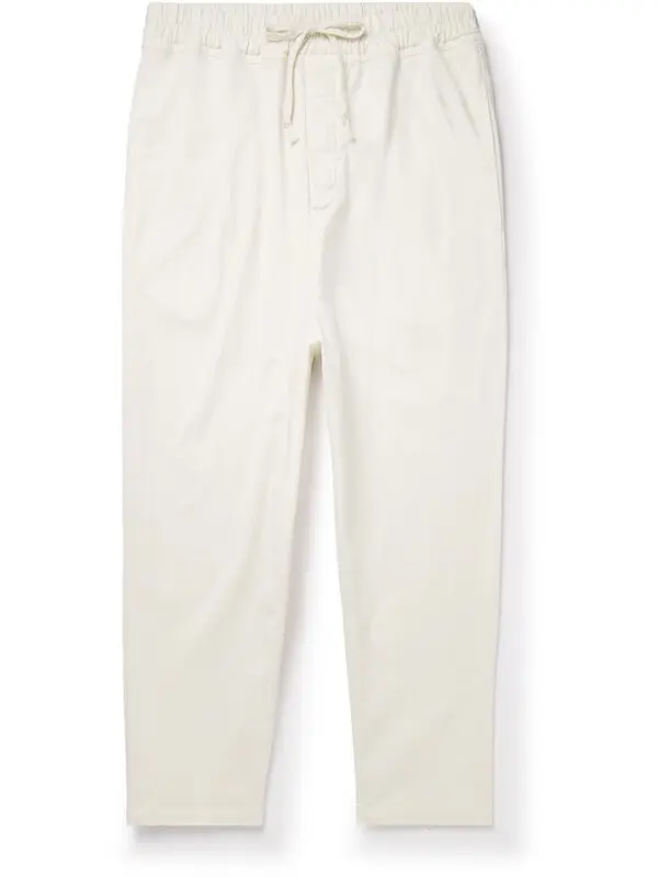 NILI LOTAN Walker Tapered Cropped Trousers