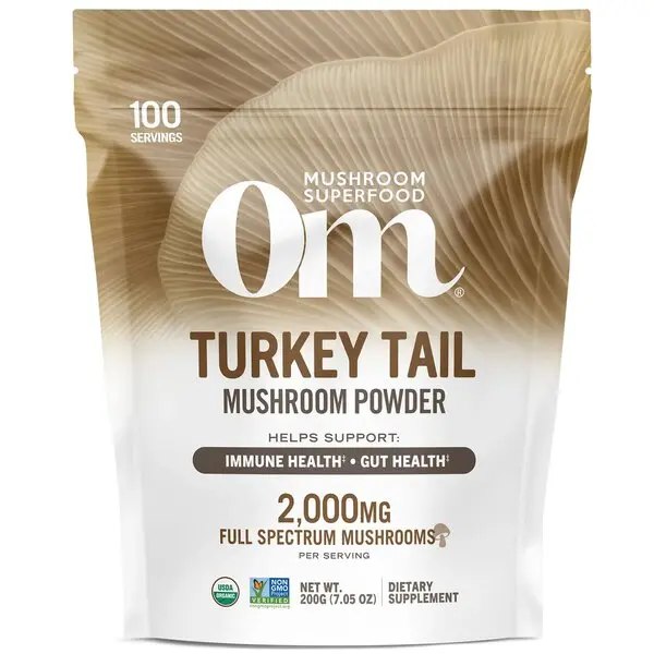 OM MUSHROOM Turkey Tail 200 Grams - One-color