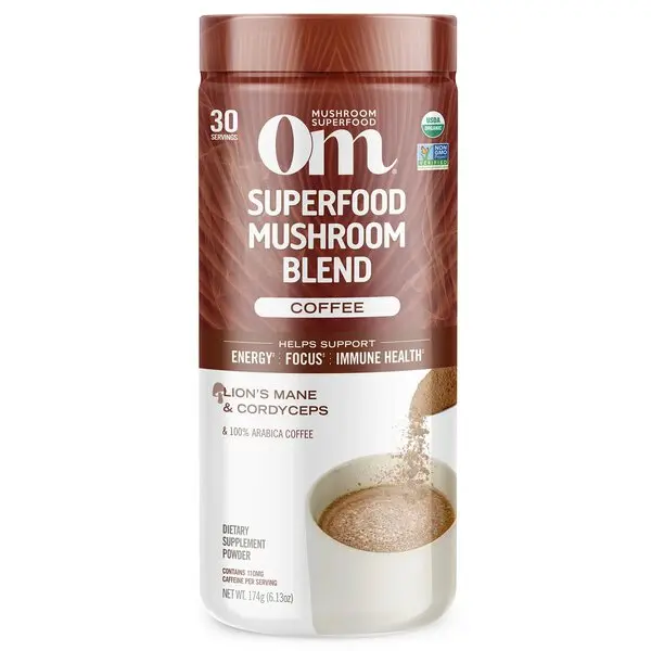 OM MUSHROOM Coffee Blend 6.24 Ounces