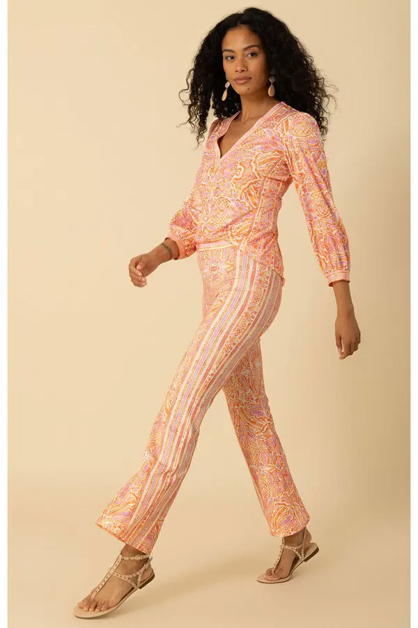 Hale Bob Oaklynn Jersey Pant - Orange