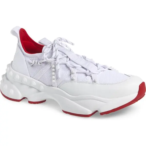 CHRISTIAN LOUBOUTIN Trailnrun Spike Sneakers - Wh01-white