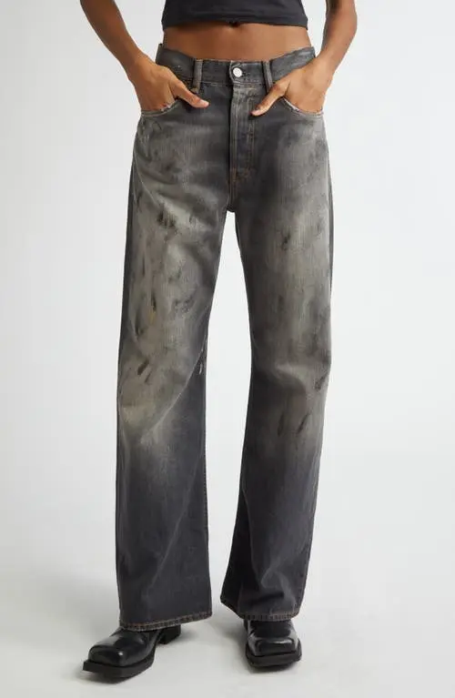 Acne Studios 2021 Trafa Paint Splatter Jeans