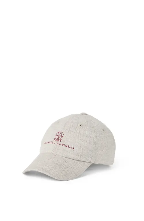 Brunello Cucinelli Diagonal Twill Baseball Cap - Yuta