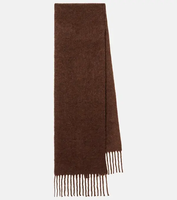 Jacquemus Carro Wool-blend Scarf - Brown