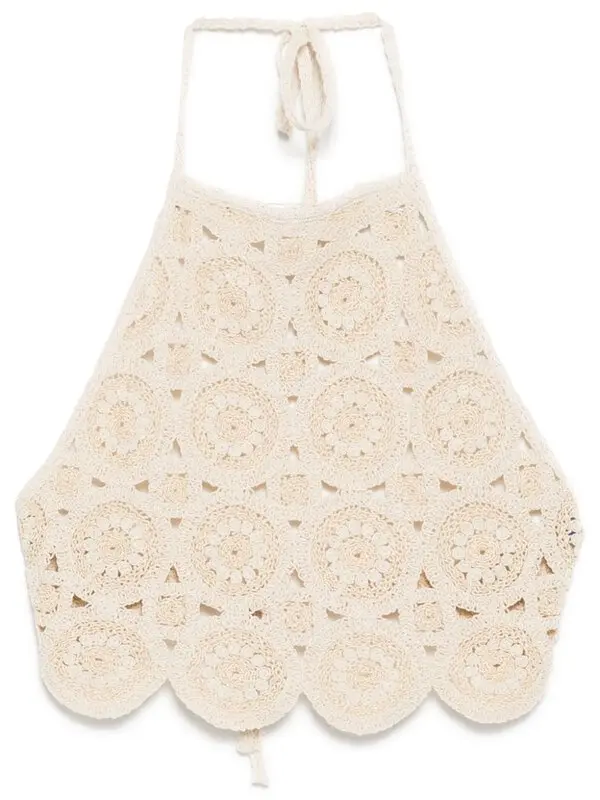 BAMBAH Cropped Halter Top